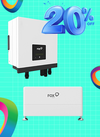 Fox ESS 3.7kW AC Charger Inverter with ECS2900 (A) Battery stack of 2 ...